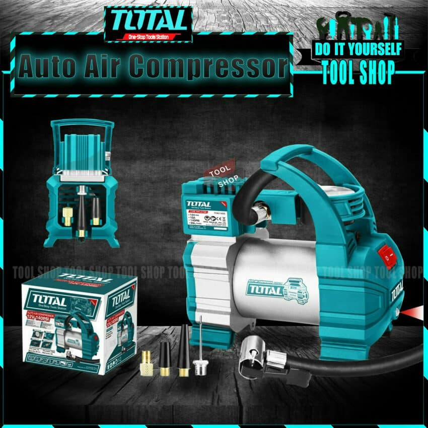 TOTAL Original Air Compressor Inflation for Car (TTAC1406)