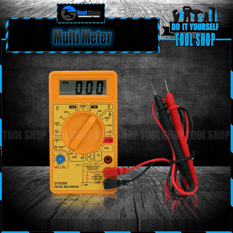 Digital Multimeter With Lcd Display DT830 Se- toolshop.pk