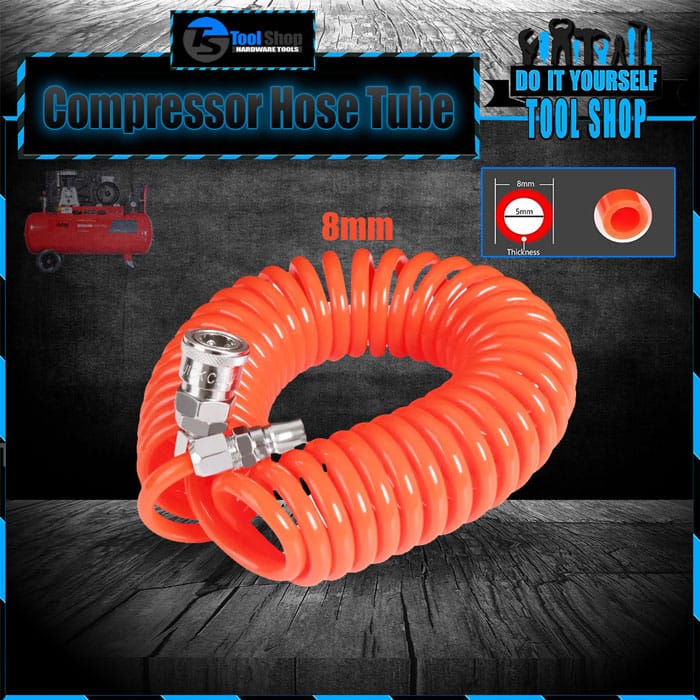 PU Air Compressor Hose Tube Compressor Air - 8mm - toolshop.pk
