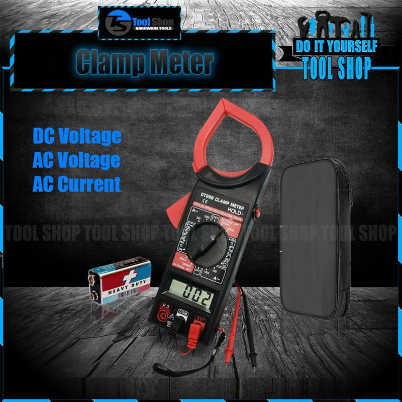 Ac/Dc Electronic Tester Digital Clamp Meter DT266- toolshop.pk