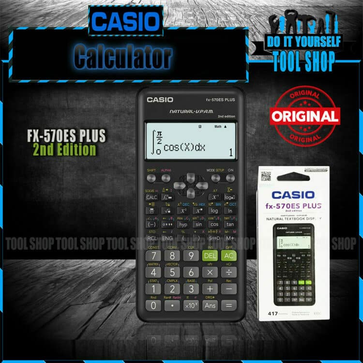 Casio FX-570ES PLUS 2nd Edition Scientific Calculator Tool Shop