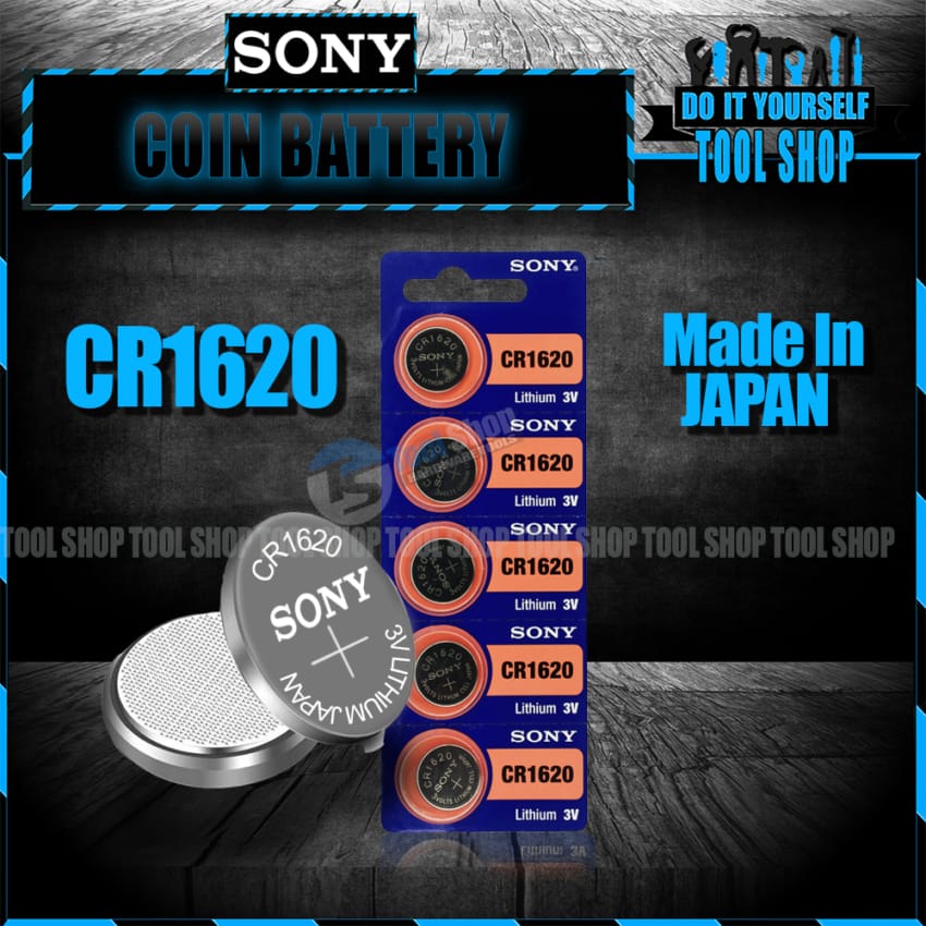 SONY Original 5 Pcs CR1620 3V – Tool Shop